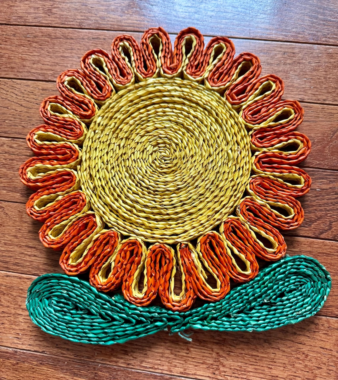 Vintage Straw Trivets, Set of 3 - Etsy