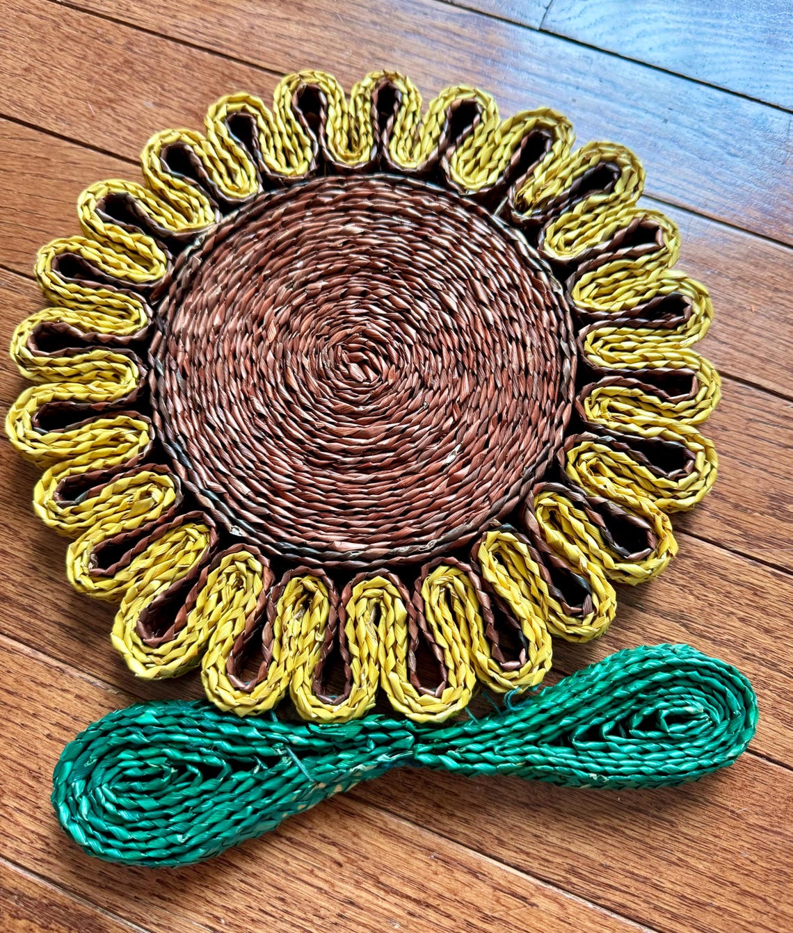 Vintage Straw Trivets, Set of 3 - Etsy