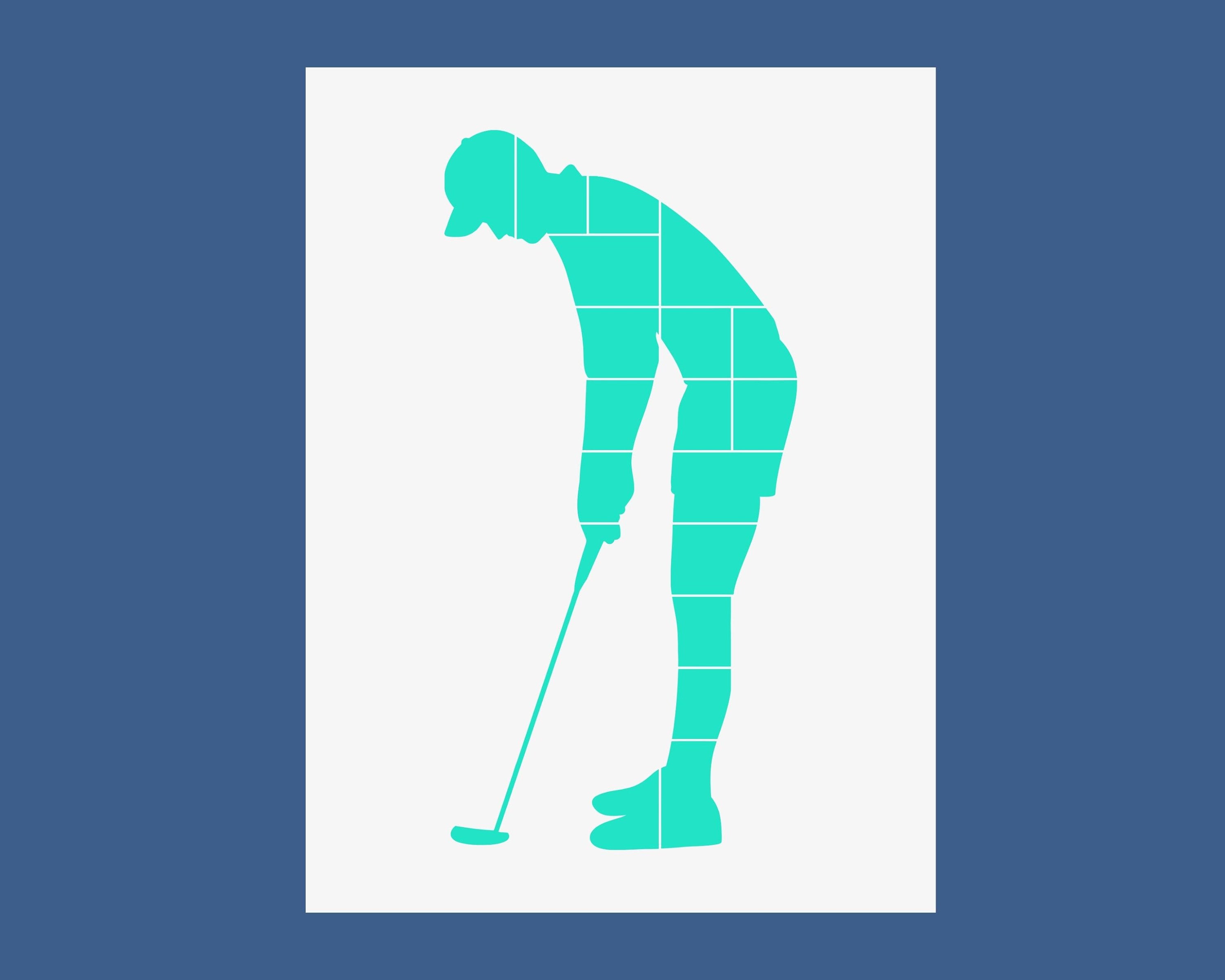 Golf Dad Collage Gift | Golf Collage Template | Golfing Gift Collage ...