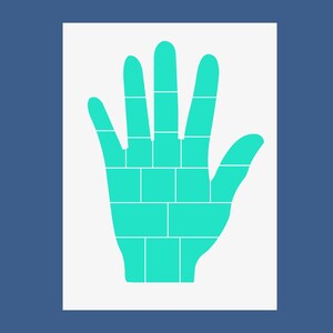 Picture Collage Handprint Template | Gridart Canva | Image Collage ...