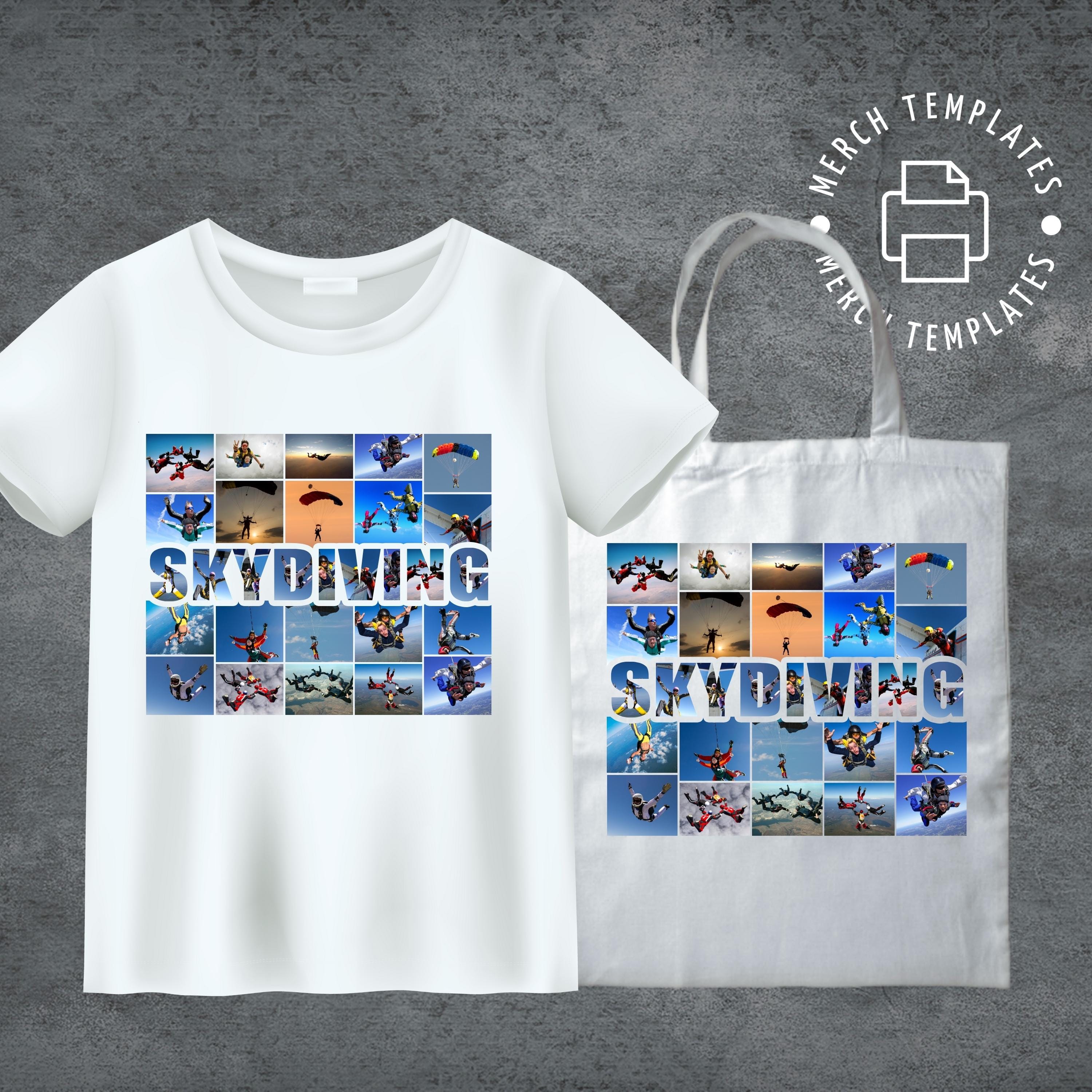 Skydiving Gift Collage Template | Editable Collage for Skydiving Fans ...
