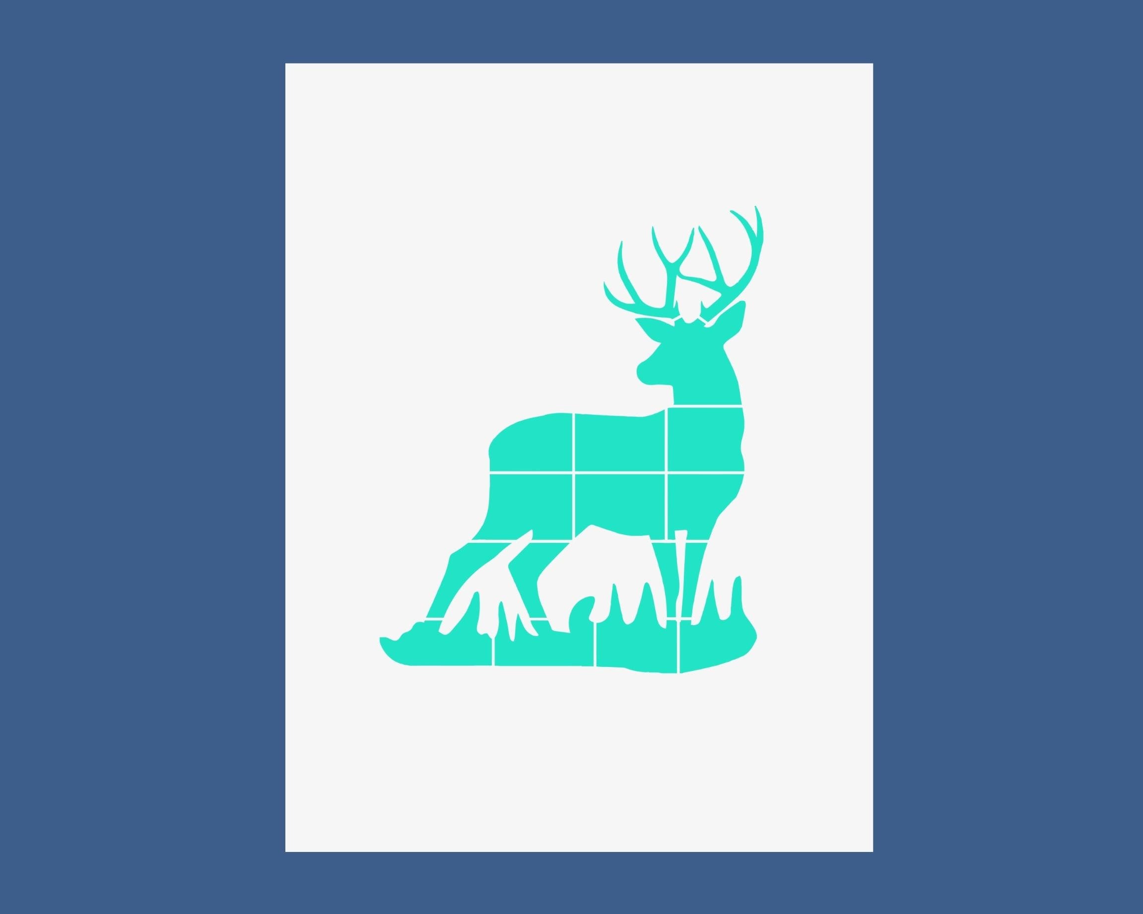 Picture Collage Deer Template Gridart Canva Image Collage Pic Stitch ...
