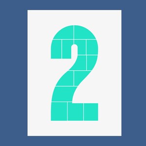 2nd Number Collage Frame | 2 Collage Frame Canva Editable | 2nd ...