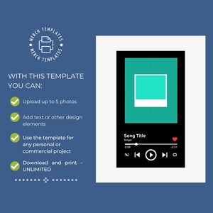 Custom Music Player Picture Collage - Personalized Photo Collage ...