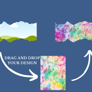 Ripped Paper Canva Frames Template | Drag and Drop Your Designs Easily ...