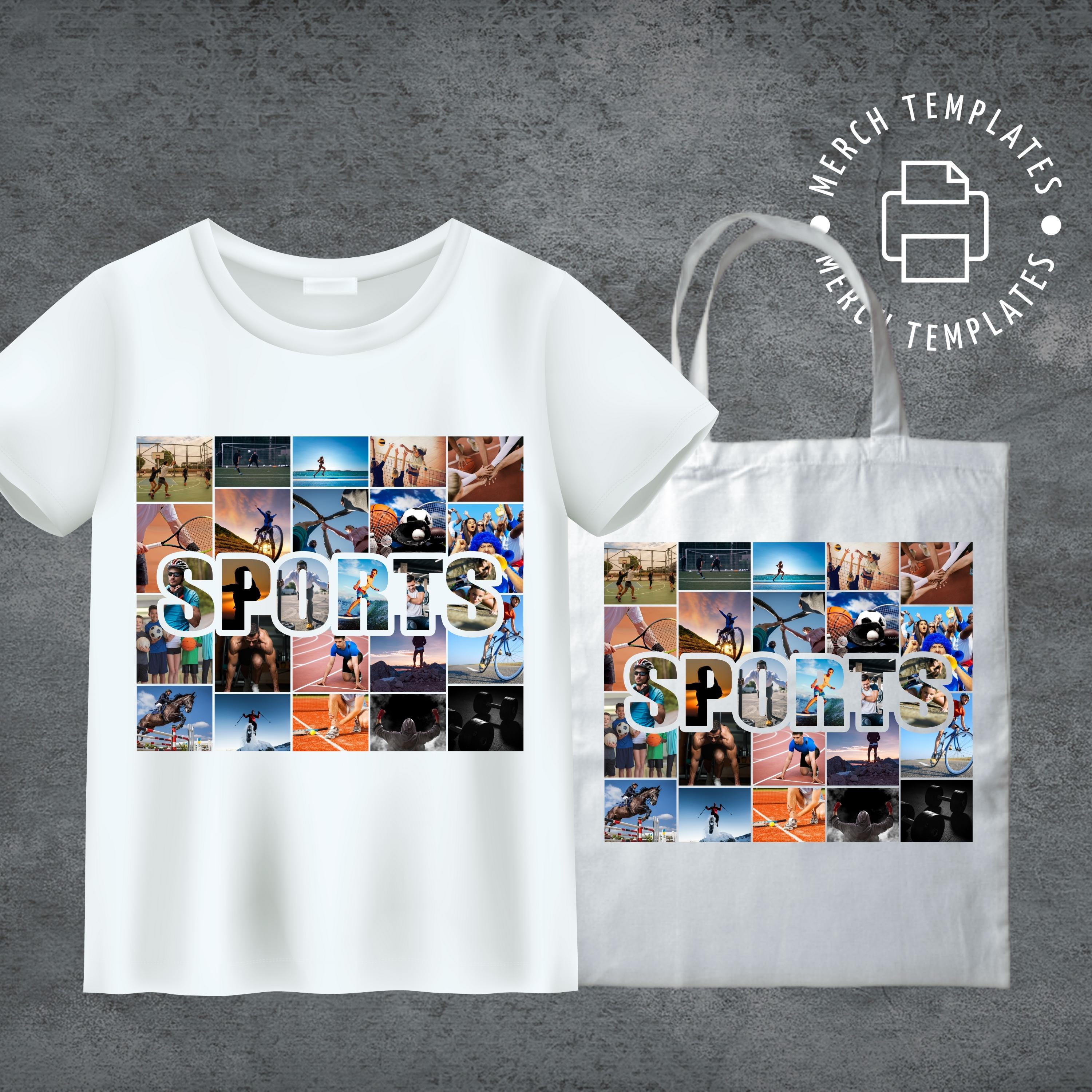 Sports Gift Collage Template | Editable Collage for Sports Fans Gifts ...