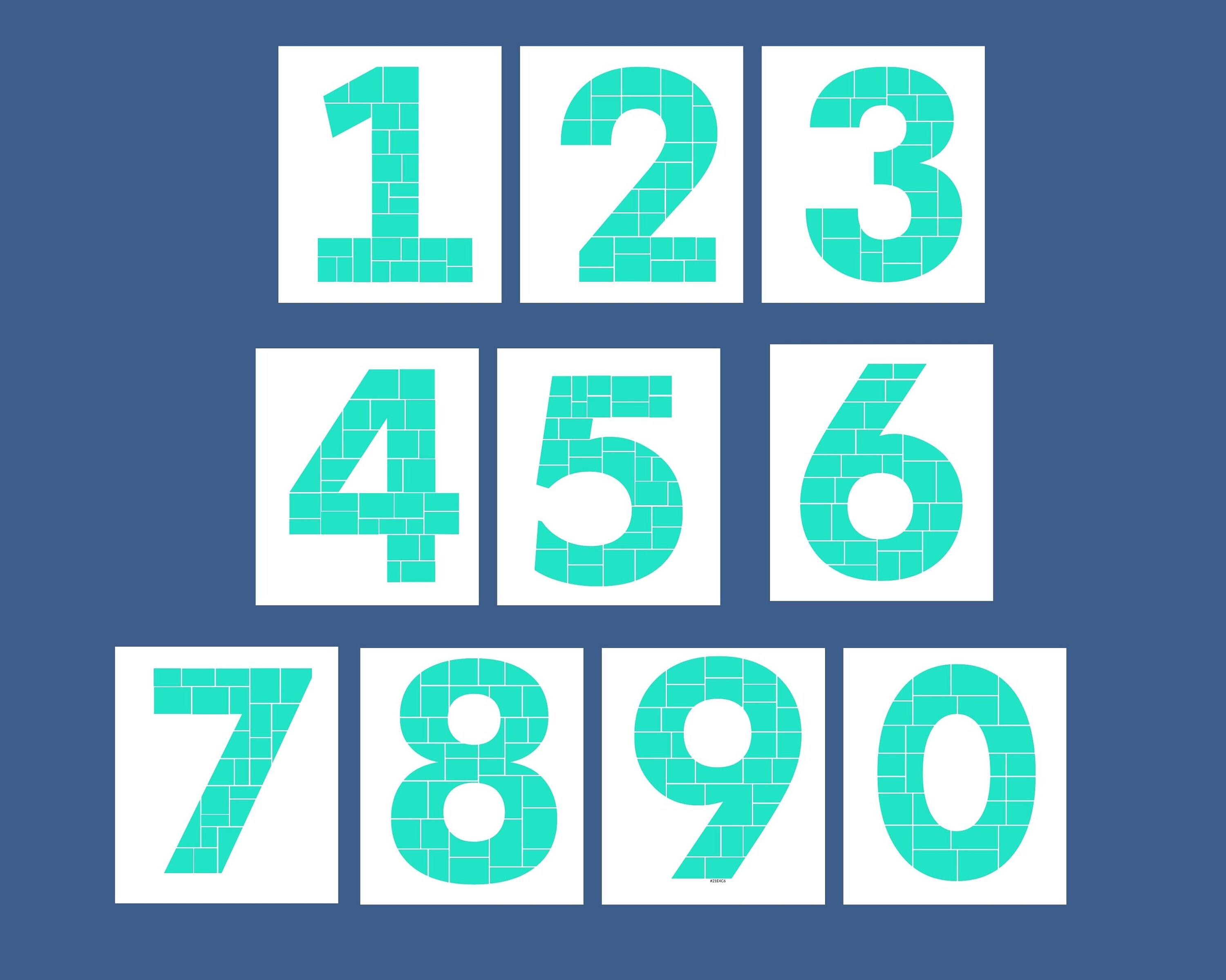 PRINTABLE Any Number Photos Collage Template Canva Photo Collage Good ...
