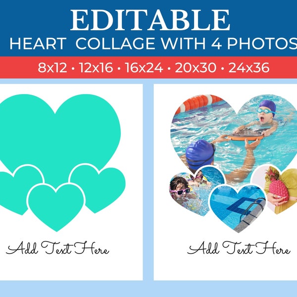 Heart Collage - Etsy