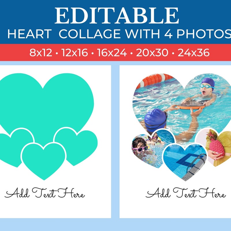 Heart Collage - Etsy