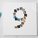 Picture Collage Photo Number Template | Gridart Canva | Image Collage ...