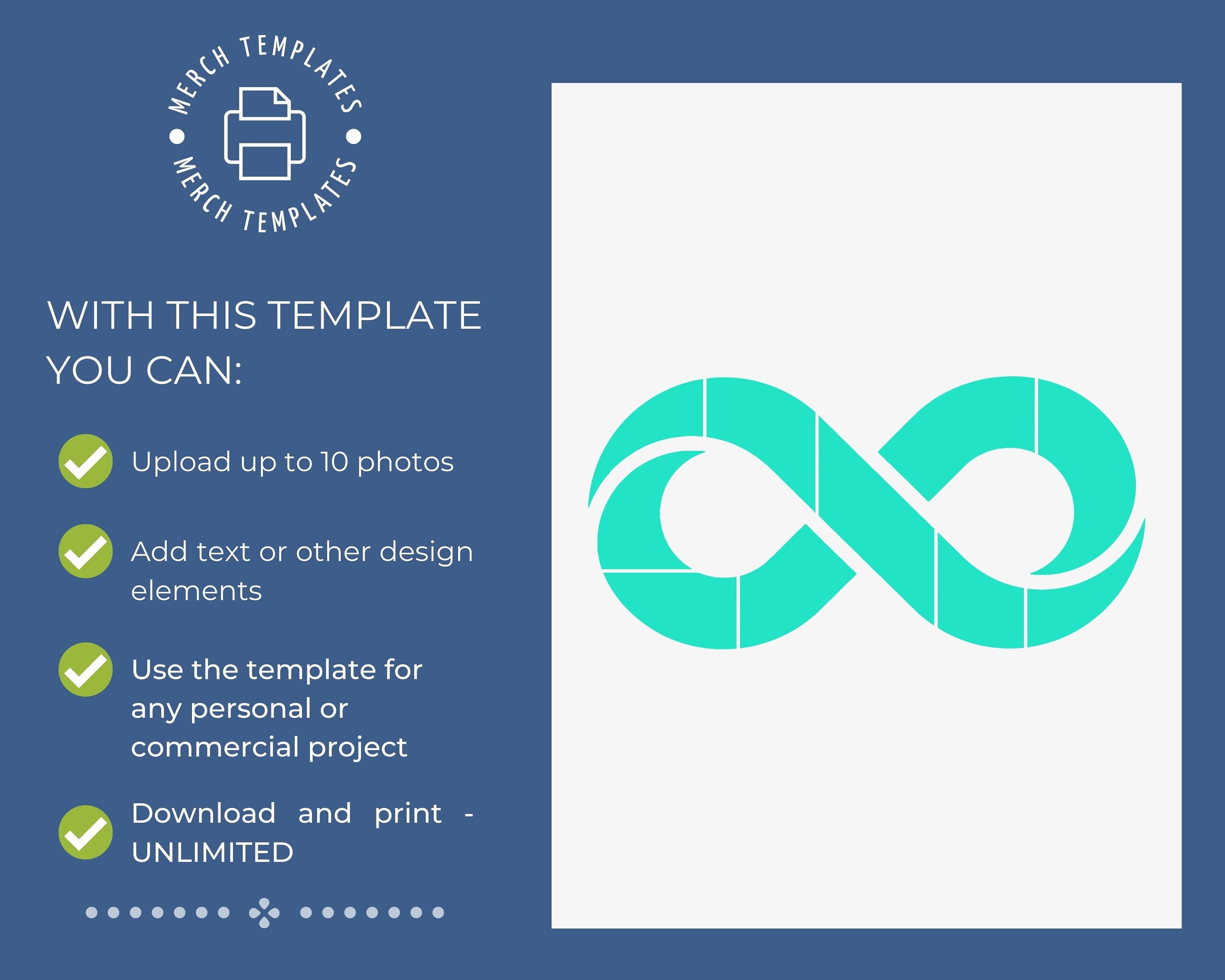 Picture Collage Infinity Sign Template Gridart Canva Image Collage Pic ...