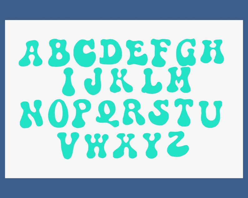 PRINTABLE Any Groovy Font Photo Template Gridart Canva Image Collage ...