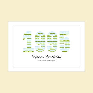 Editable 1995 Birth Year Photo Collage - Personalized Frame for ...