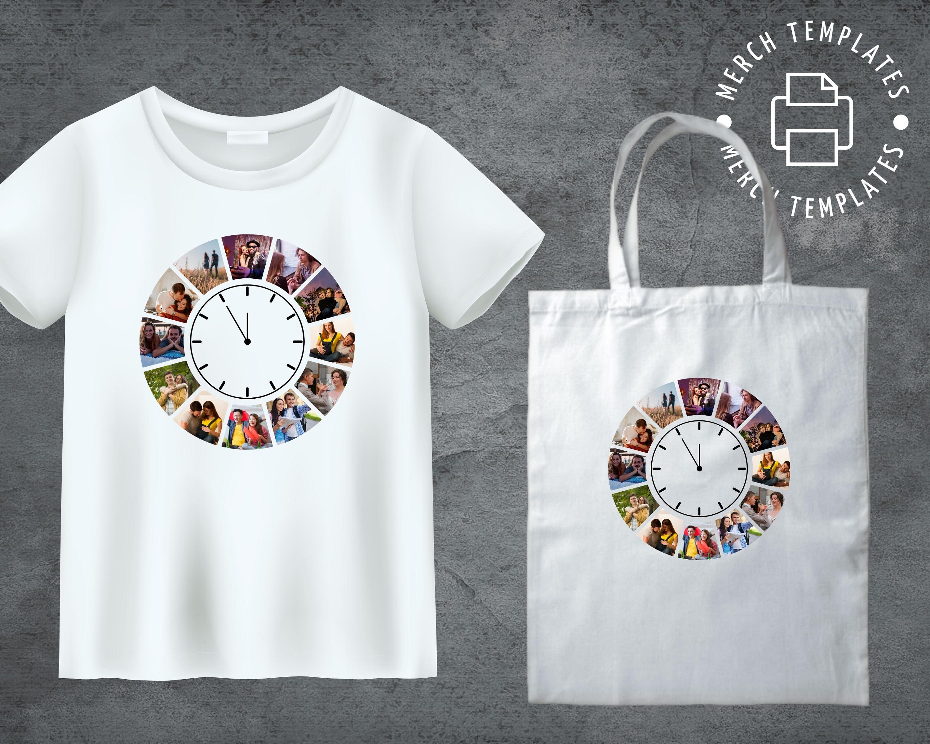 Picture Collage Clock Template Gridart Canva Image Collage Pic Stitch ...