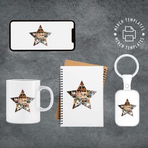 Customize Star Picture Collage - Personalized Photo Collage | Canva ...
