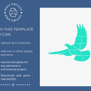 Picture Collage Dove Template | Gridart Canva | Image Collage | Gift ...