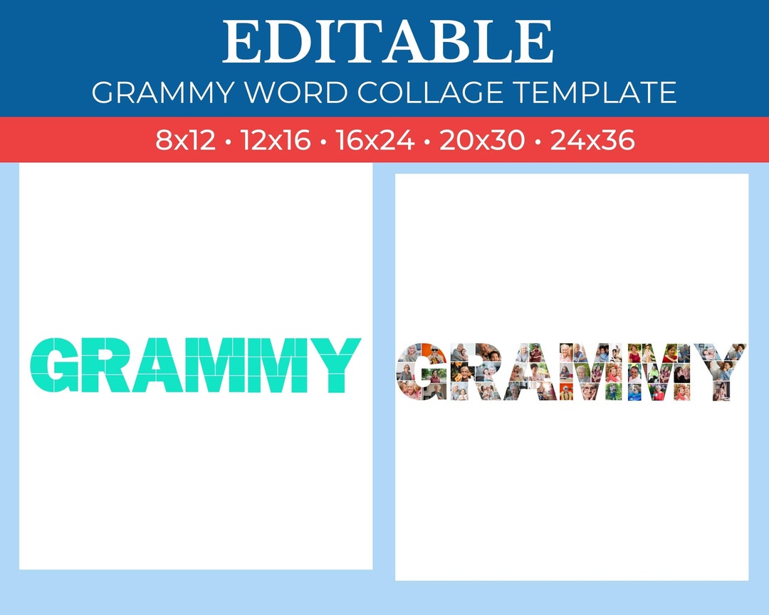 Picture Collage Grammy Template | Gridart Canva | Image Collage | Pic ...