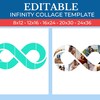 7th Number Collage Frame 7 Collage Frame Canva Editable 7th Birthday ...
