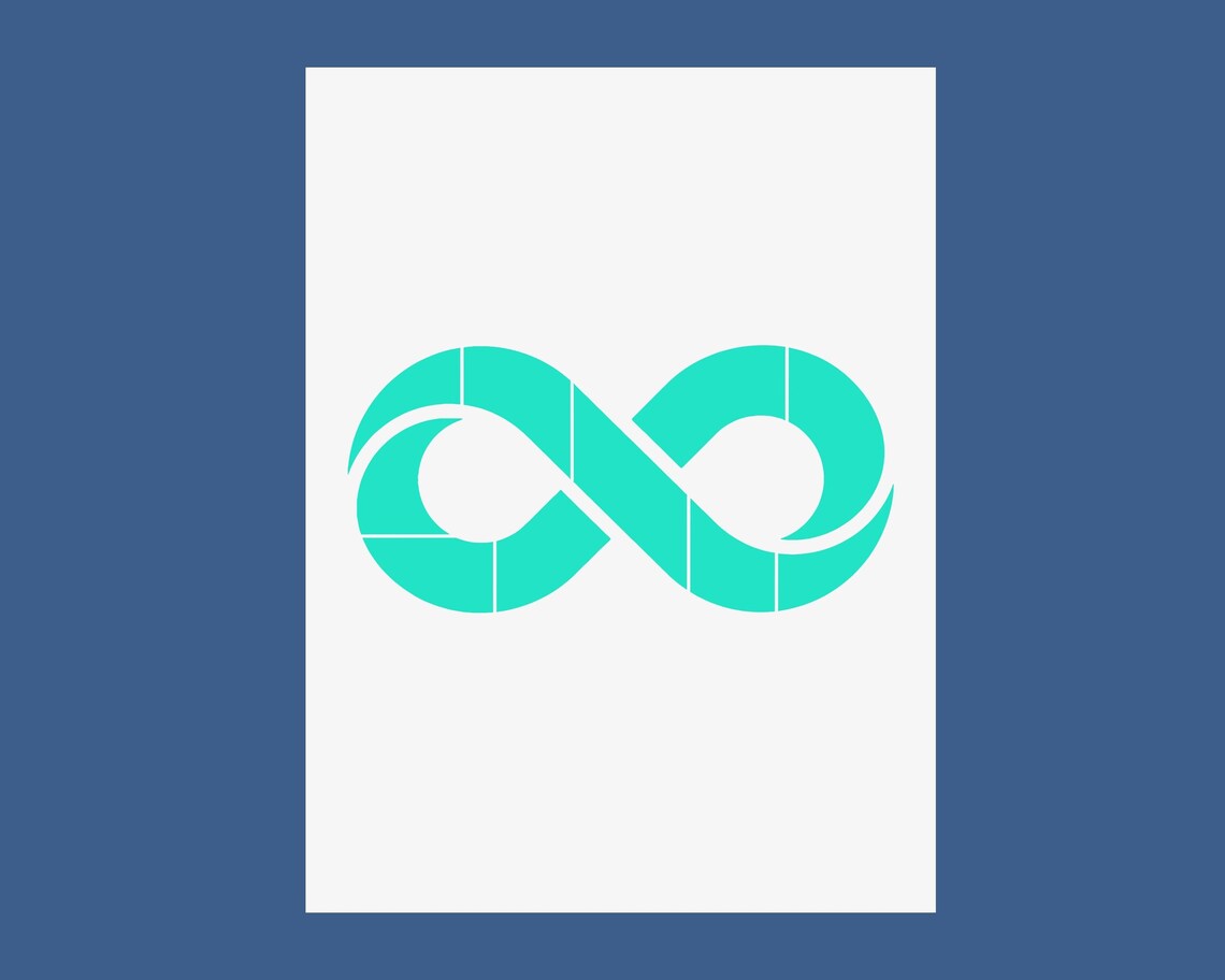 Picture Collage Infinity Sign Template | Gridart Canva | Image Collage ...