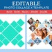 PRINTABLE Photo Collage X Design Good for Travel Collage | Travel ...