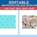 2nd Number Collage Frame 2 Collage Frame Canva Editable 2nd Birthday ...