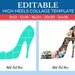 Picture Collage High Heels Shoe Template | Gridart | Image Collage ...