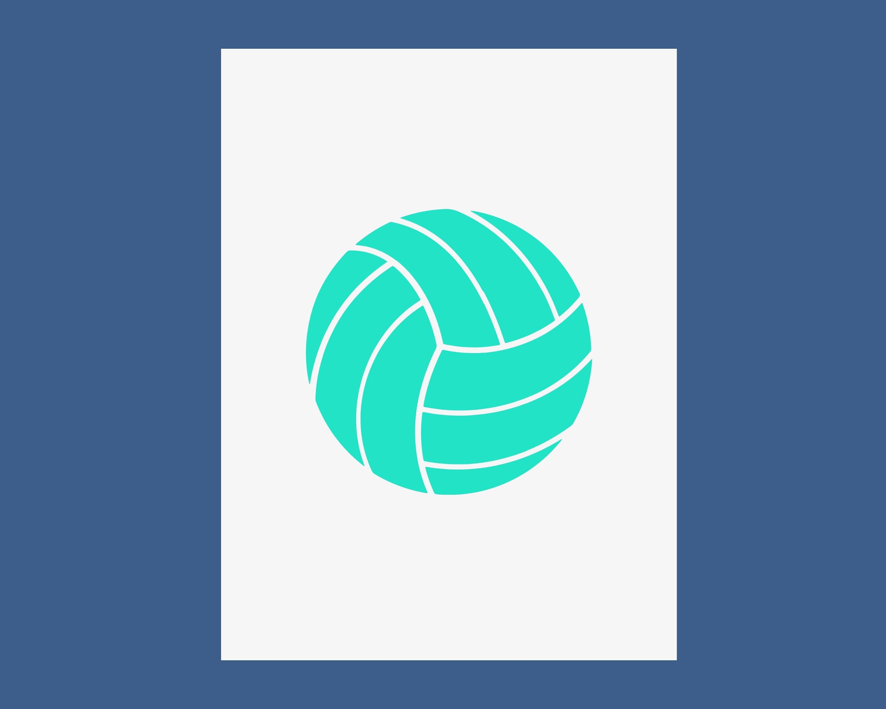 EDITABLE Volleyball Picture Frame | Volleyball Picture Template ...