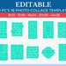 Picture Collage 18 Photo Template | Gridart Canva | Image Collage | Pic ...