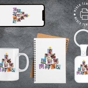 Picture Collage Gift Collage Template | Gridart Canva | Image Collage ...
