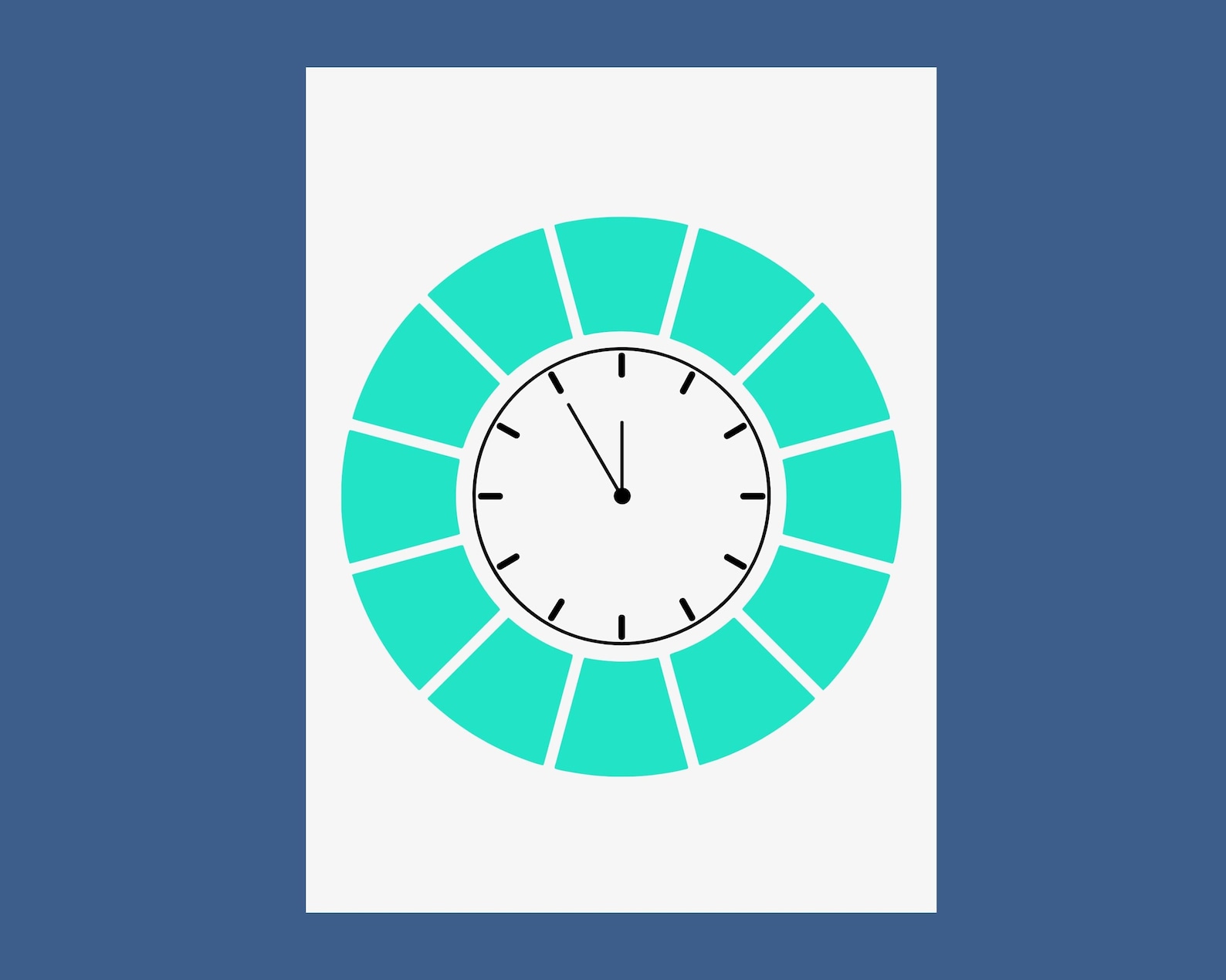 Picture Collage Clock Template Gridart Canva Image Collage Pic Stitch ...