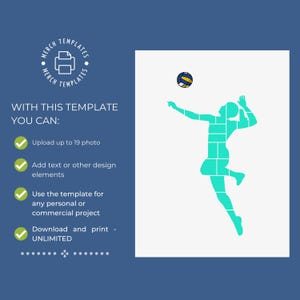 Custom Volleyball Photo Collage - Personalized Photo Collage | Canva ...