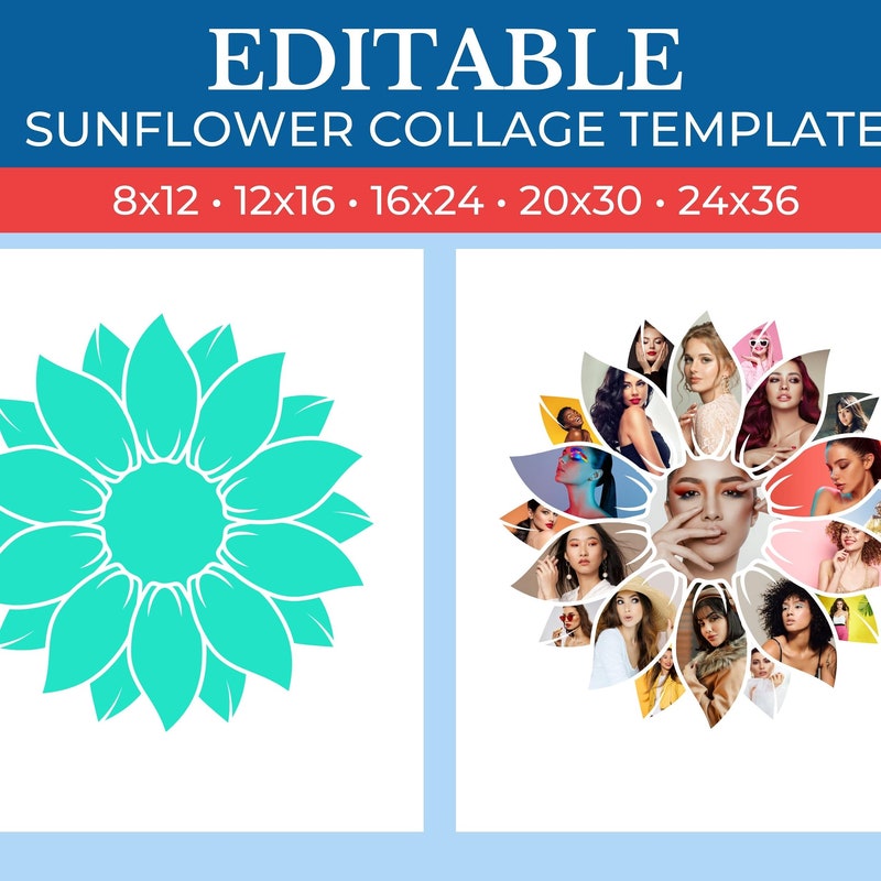 Sunflower Collage - Etsy