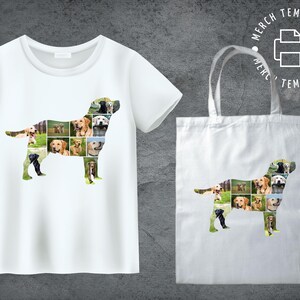 PRINTABLE Labrador Gift Collage Template | Editable Collage for ...