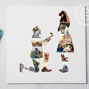 Picture Collage Couple Template | Gridart Canva | Image Collage | Gift ...