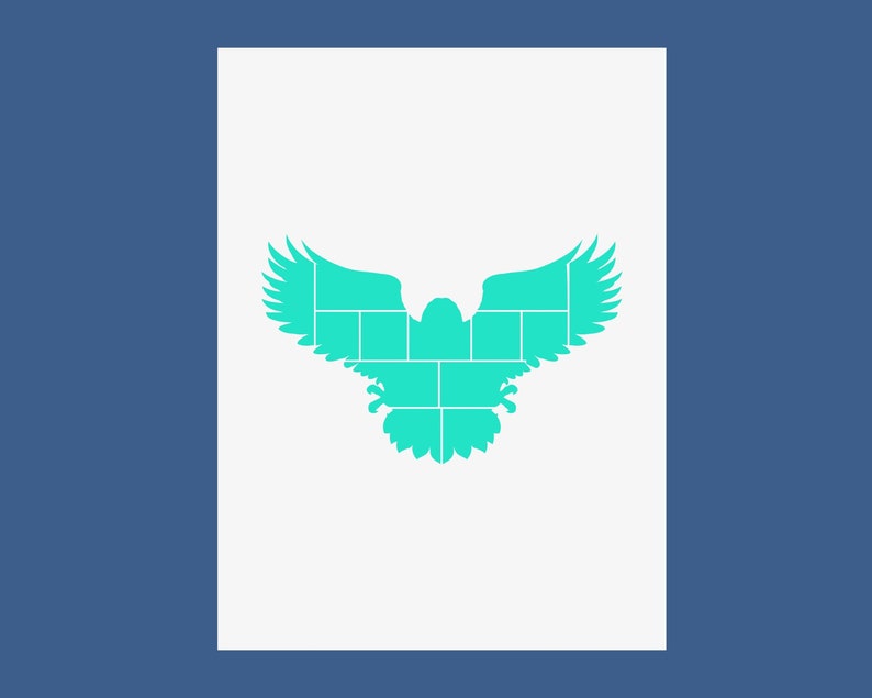 Picture Collage Eagle Template | Gridart | Image Collage | Pic Stitch ...