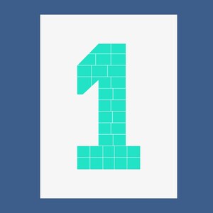 1st Number Collage Frame | 1 Collage Frame Canva Editable | 1st ...