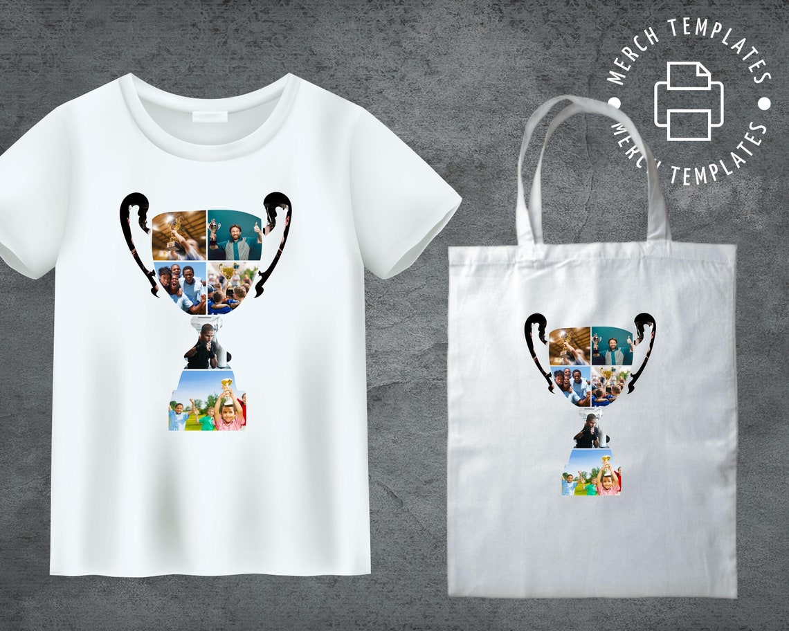 Picture Collage Trophy Template | Gridart Canva | Image Collage | Pic ...