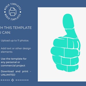 Picture Collage Thumbs up Template | Gridart Canva | Image Collage ...