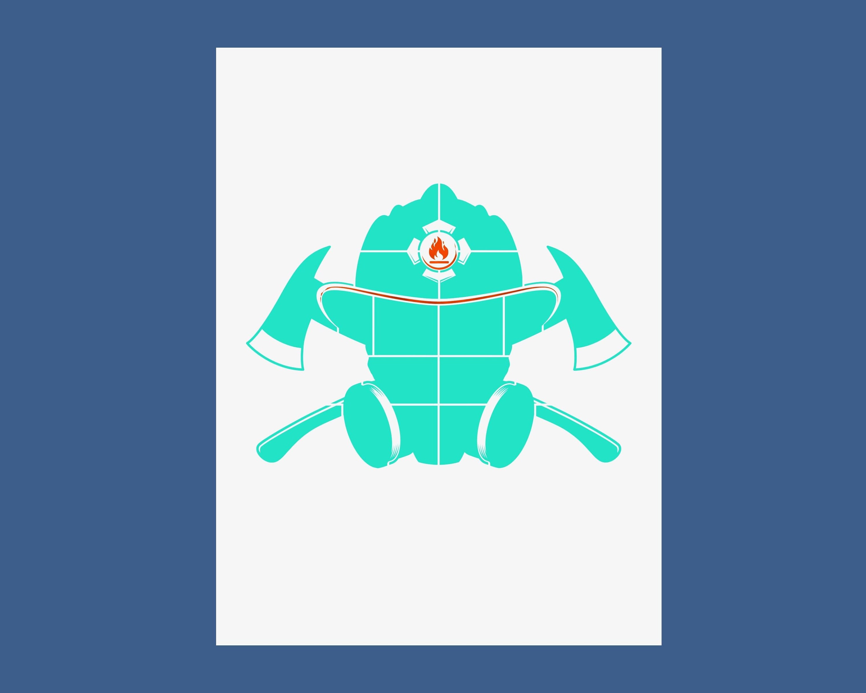 Firefighter Gift Collage Template Gridart Canva Image Collage Pic ...