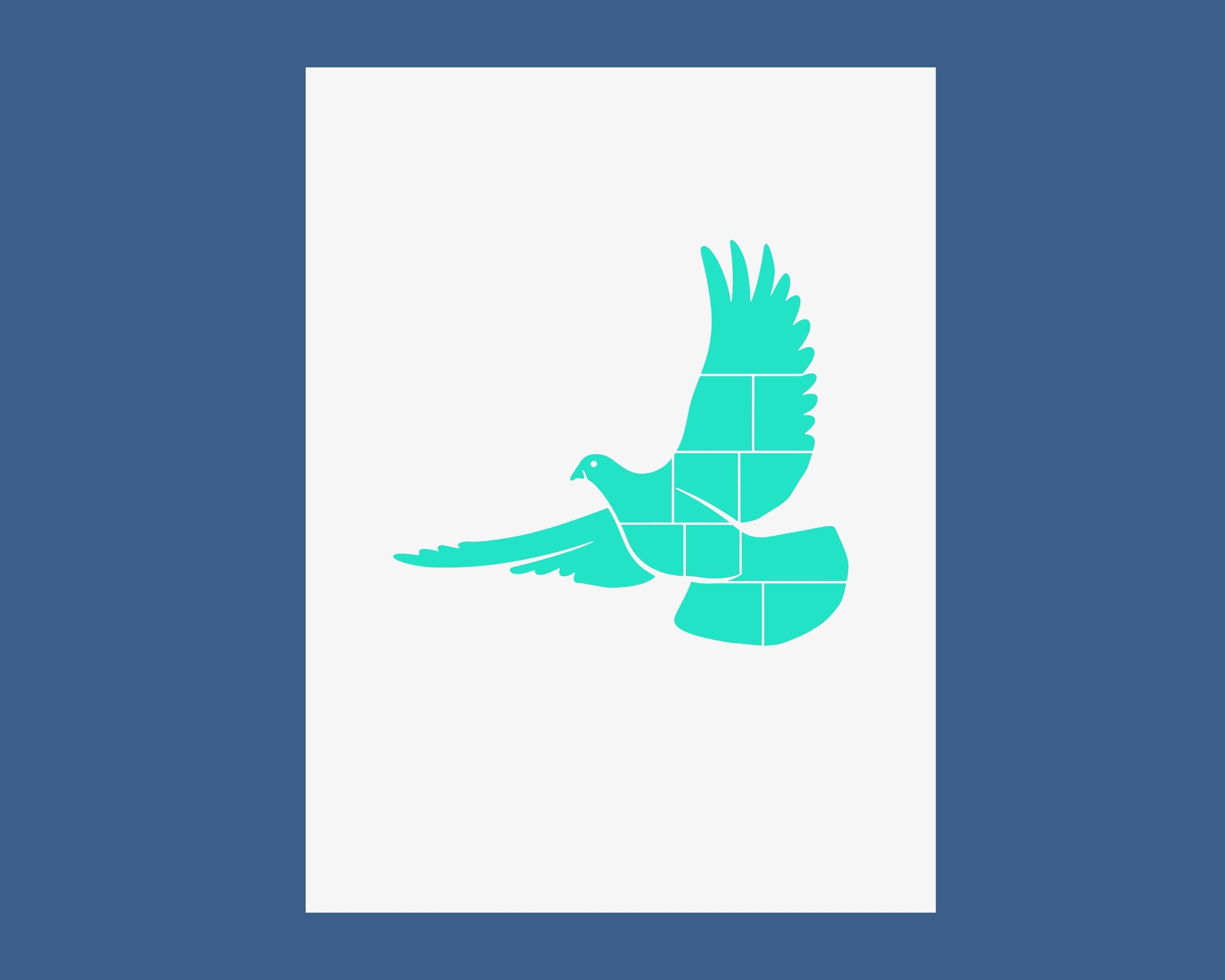 Picture Collage Dove Template Gridart Canva Image Collage Gift for ...