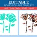 PRINTABLE 100 Photos Collage Template Canva Photo Collage Good for 100 ...