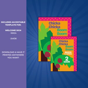 Chicka Chicka Boom Boom Welcome Sign, Storybook Welcome Sign, Book Baby ...