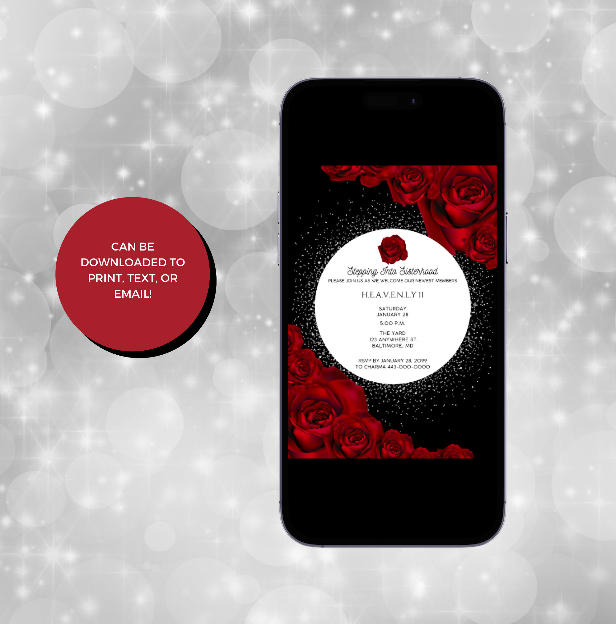 Sorority Flyer, Probate Invite, Delta Flyer, Delta Invitation, Probate ...