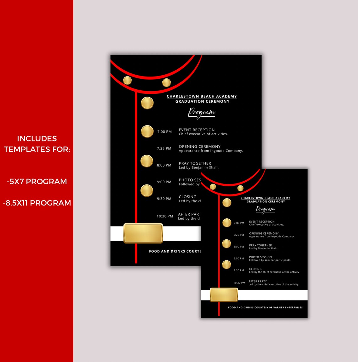 Military Program Template, Military Welcome Home, Military Retirement ...