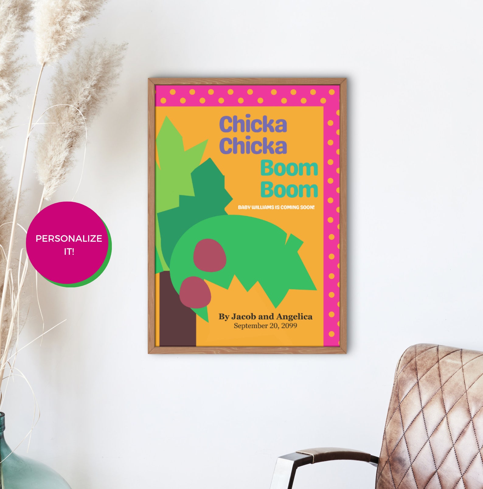 Chicka Chicka Boom Boom Welcome Sign, Storybook Welcome Sign, Book Baby ...