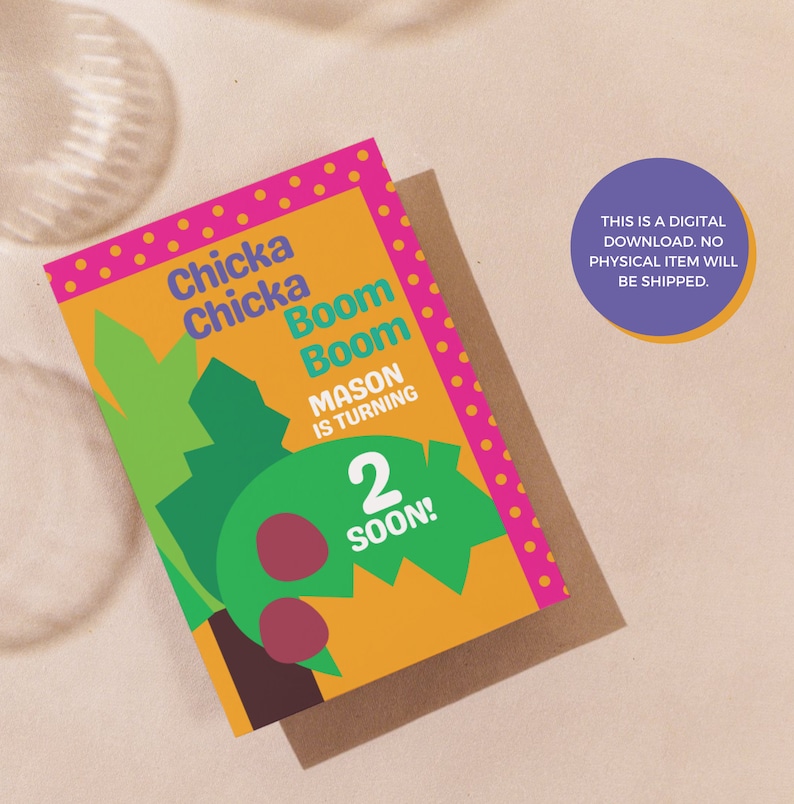 Chicka Chicka Boom Welcome Sign, Storybook Birthday Party Theme Canva ...