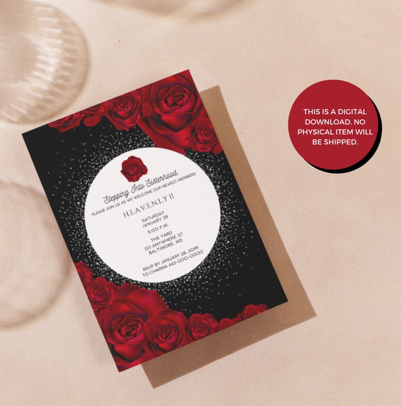 Sorority Flyer, Probate Invite, Delta Flyer, Delta Invitation, Probate ...