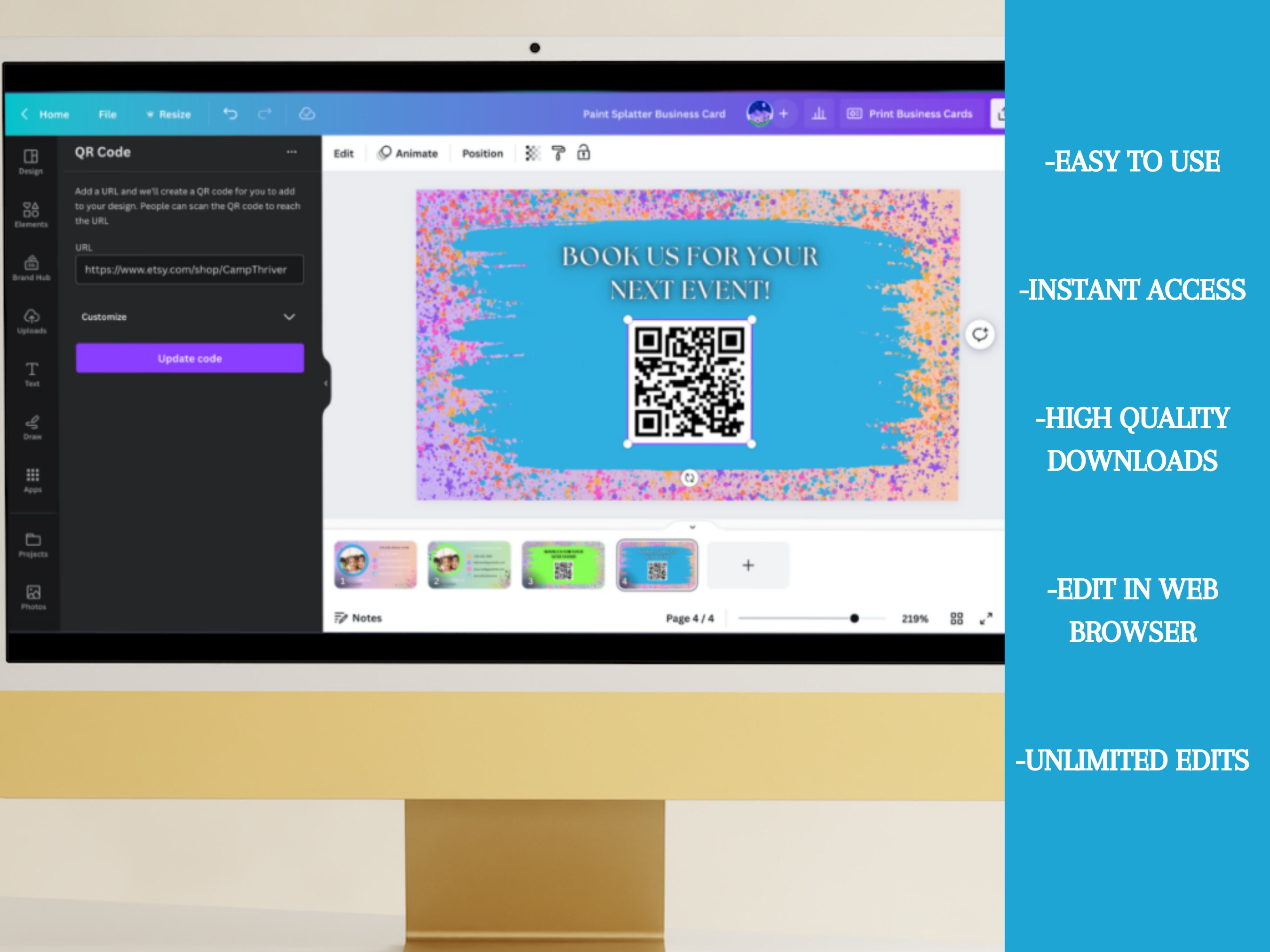 Face Paint Business Card Face Painting Business Card Face - Etsy