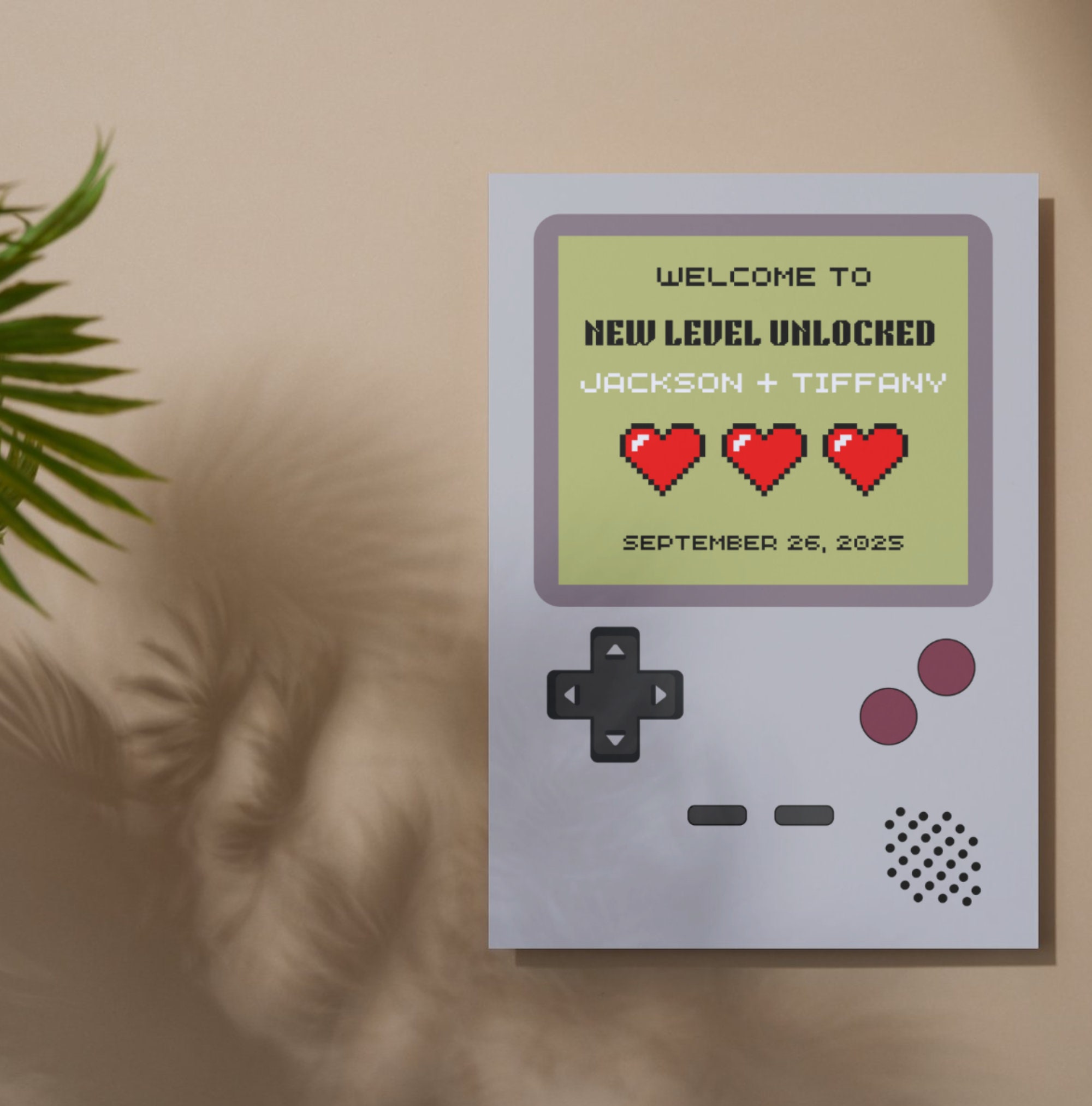 Video Game Welcome Sign, Gamer Welcome Sign, Nerdy Wedding Sign, Retro ...