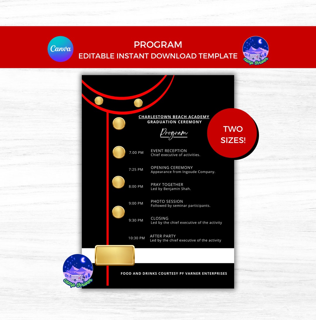 Military Program Template, Military Welcome Home, Military Retirement ...
